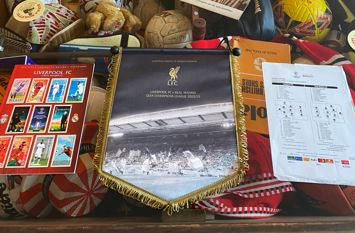 Liverpool program line up and pendant from 2022/23 champions league ...