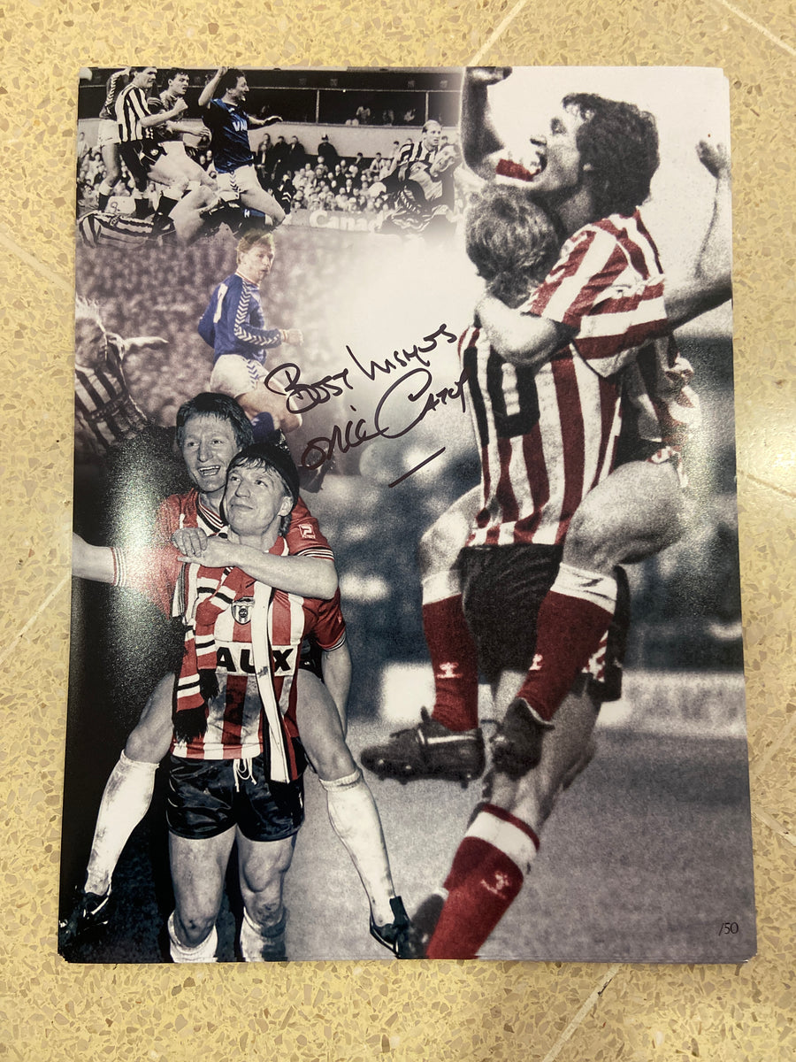 Eric Gates collage Signed A3 Print 2 – Fans Museum Shop