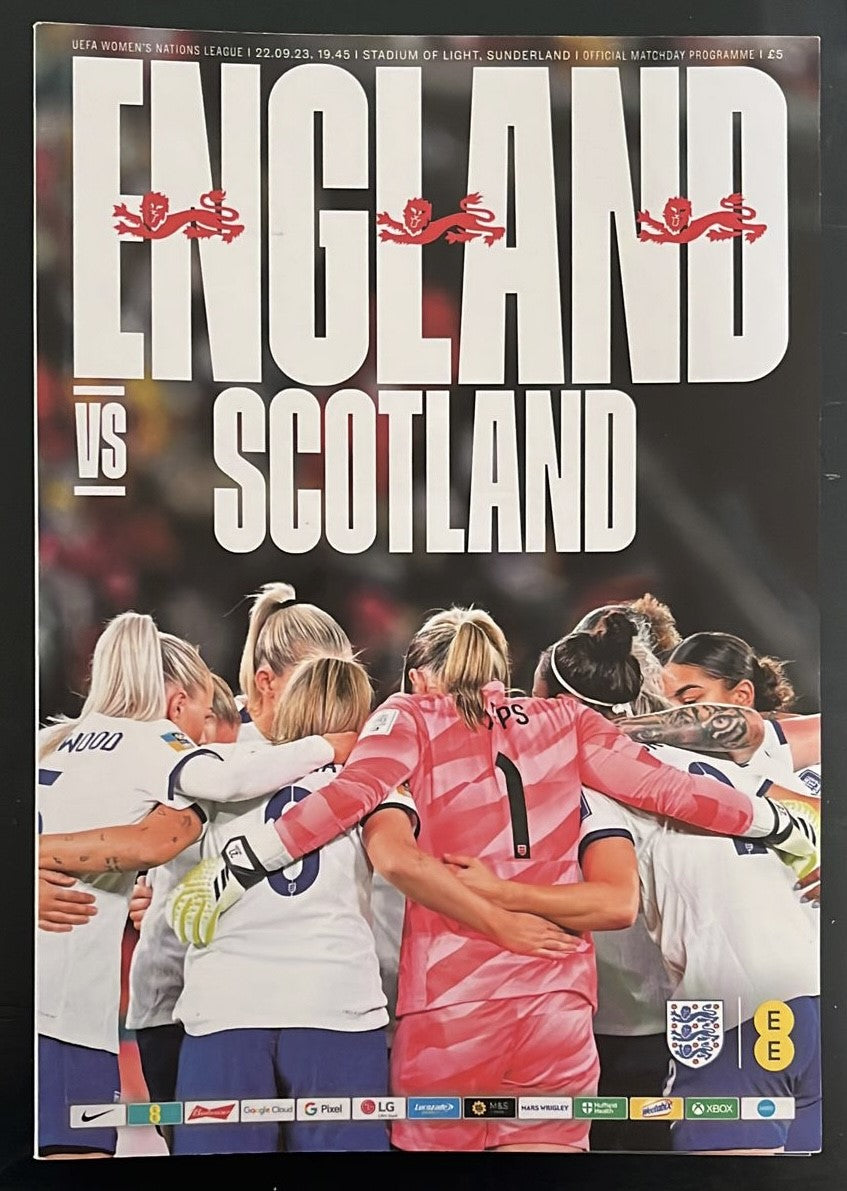 England Vs Scotland Programme – Fans Museum Shop