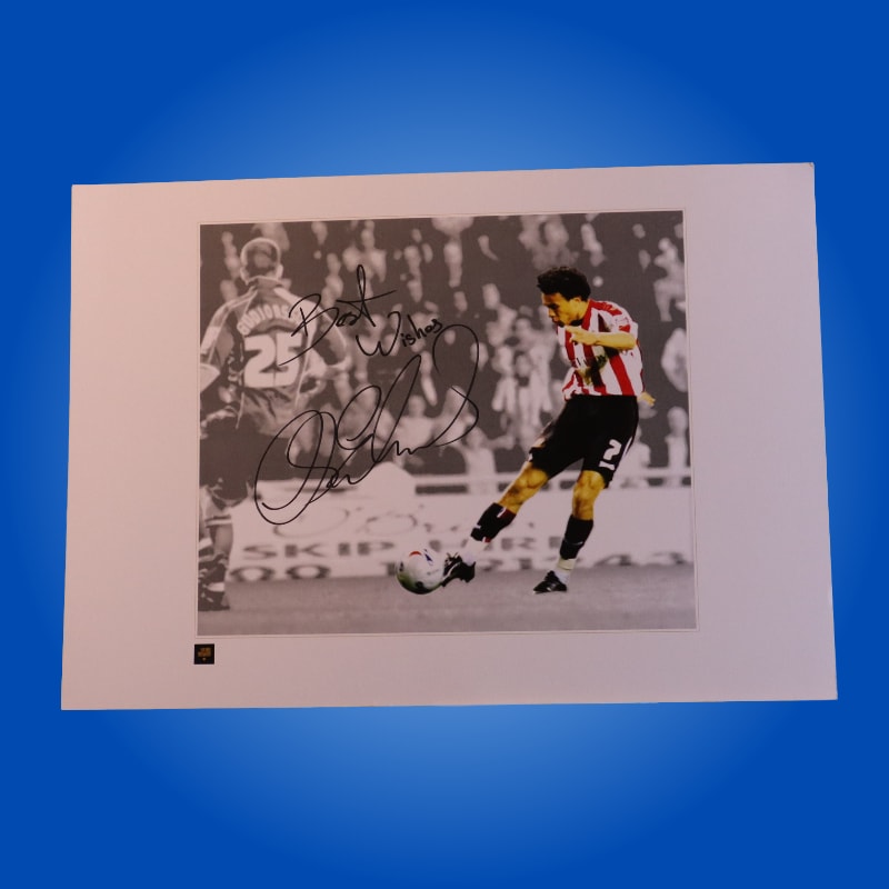 Carlos Edwards Signed A3 Print – Fans Museum Shop