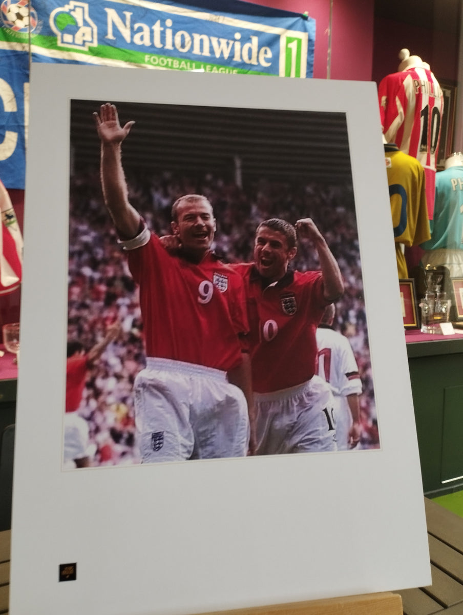 Kevin Phillips and Alan Sheera celebrating Unsigned A3 Print – Fans ...