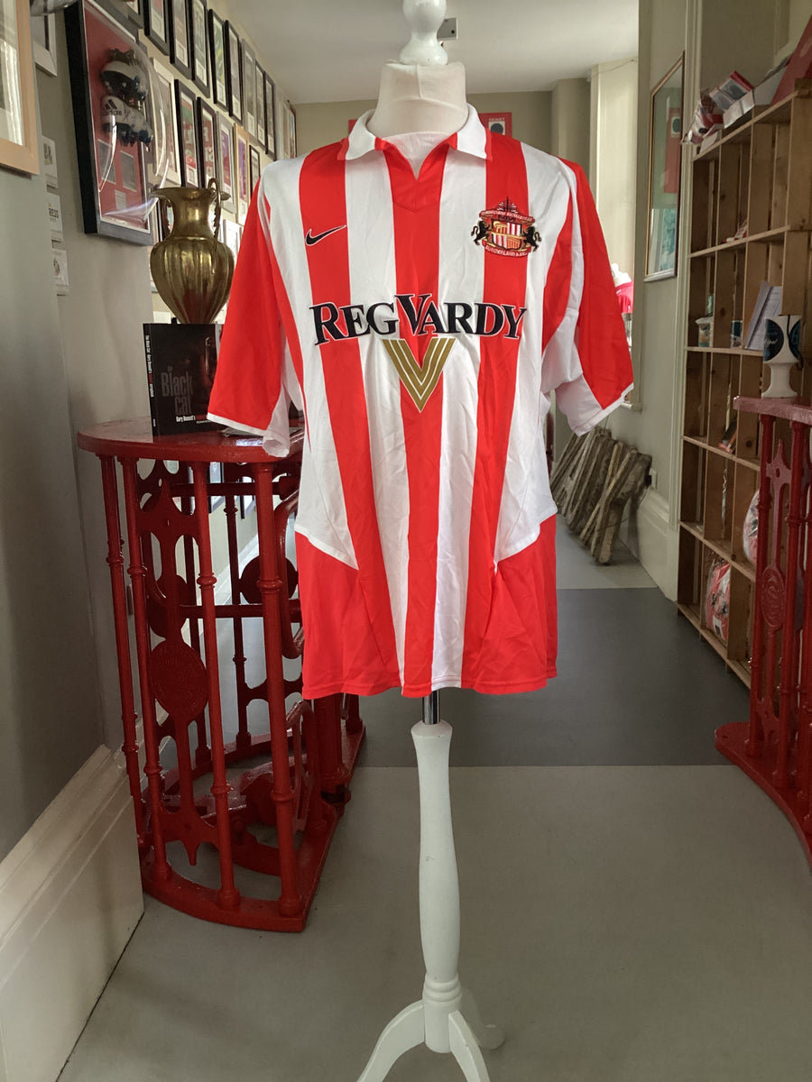 Match Worn Nike Reg Vardy Sunderland AFC Home Shirt Short Sleeve XL 20 ...