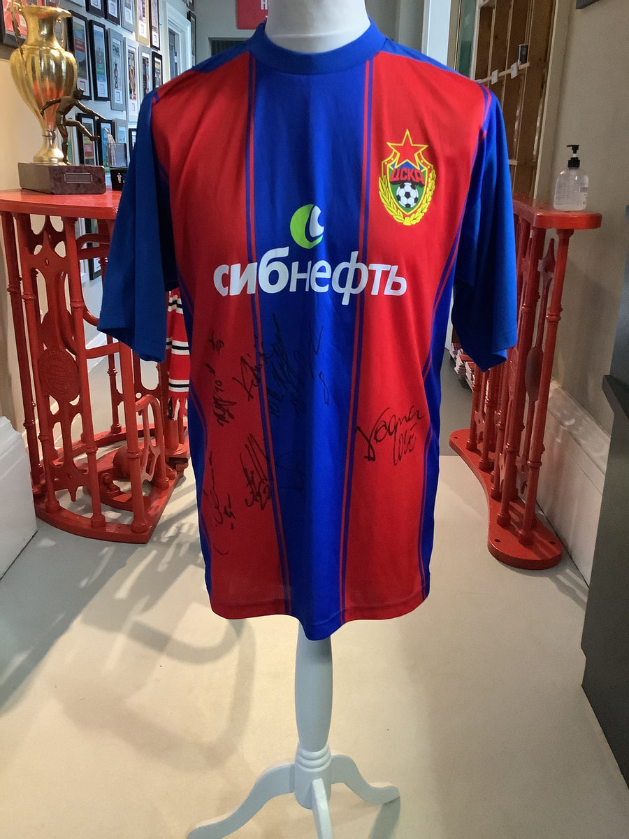 Signed CSKA Moscow Home Shirt – Fans Museum Shop